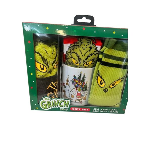 Dr. Seuss | Other | Dr Seuss The Grinch Gift Set | Poshmark